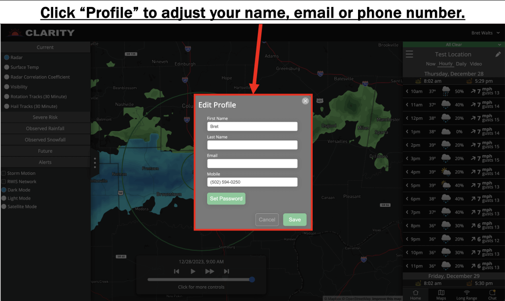 Clarity Tutorials – BAM Weather