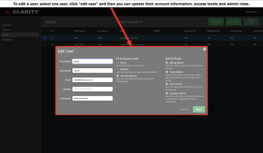 Clarity Info – BAM Weather
