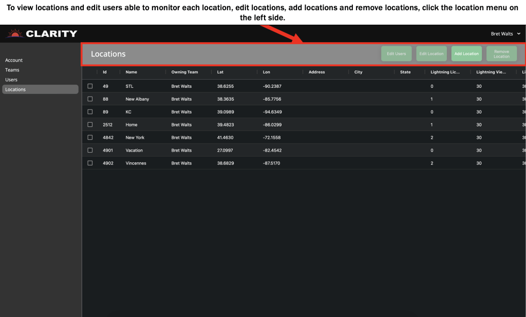 Clarity Tutorials – BAM Weather