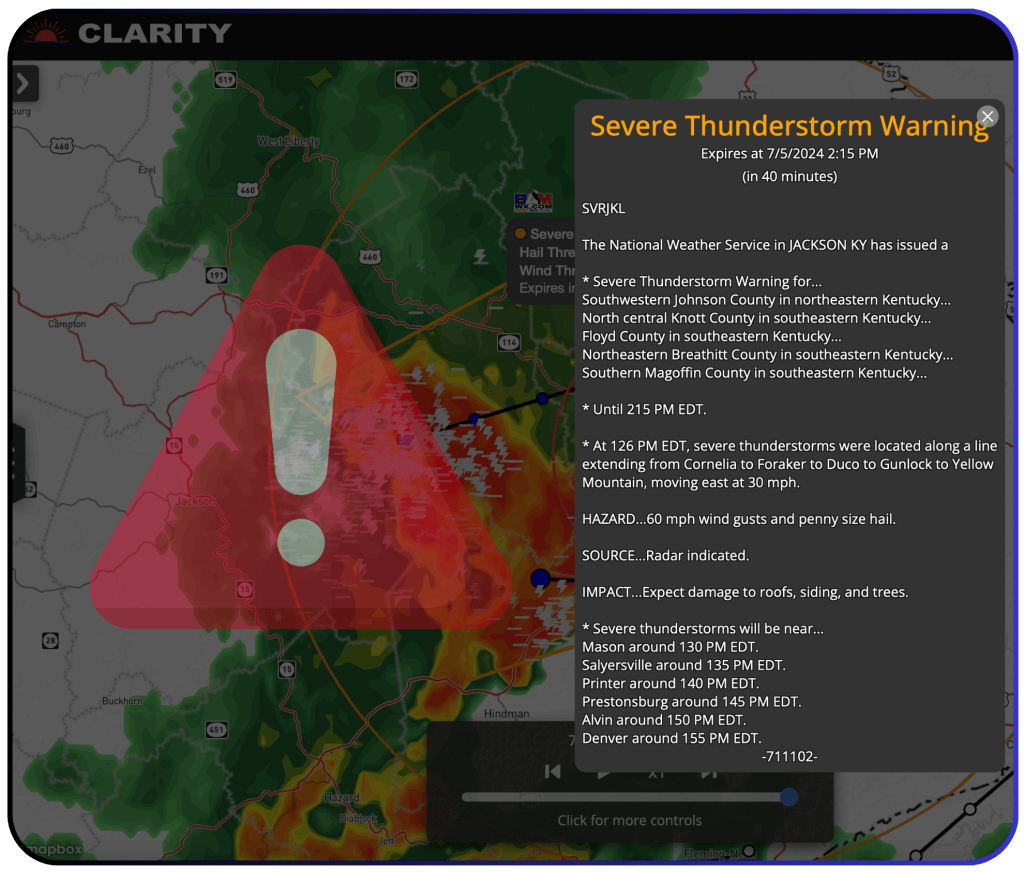 Clarity Info – BAM Weather